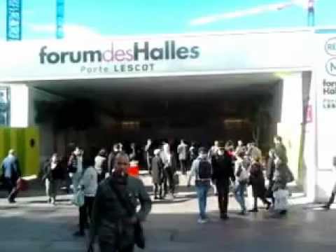 FORUM DES HALLES PORTE LESCOT - YouTube