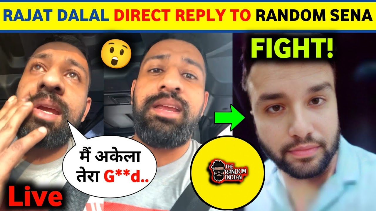Rajat Dalal "EXPOSED" Random Sena SECRET 😱| Randomsena Vs Rajat Dalal ...