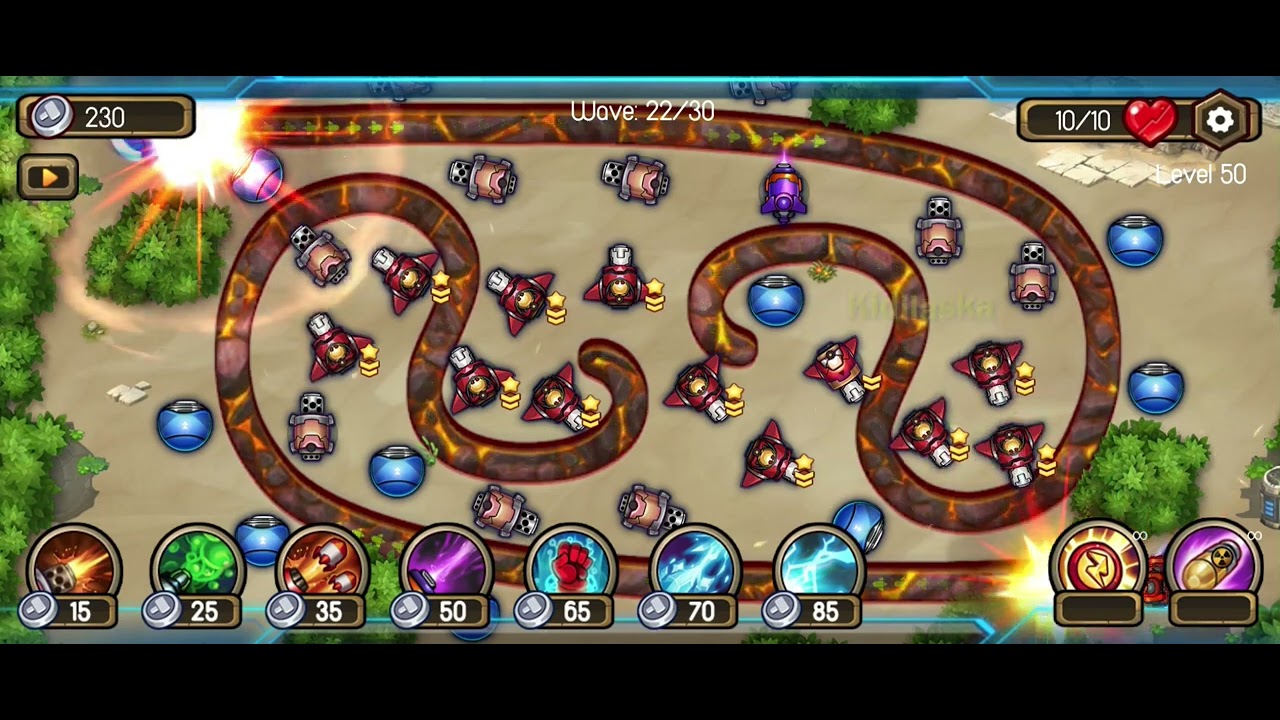 Level 50 of Tower Defense Galaxy Legend Game | Kidilaska Gaming Video ...