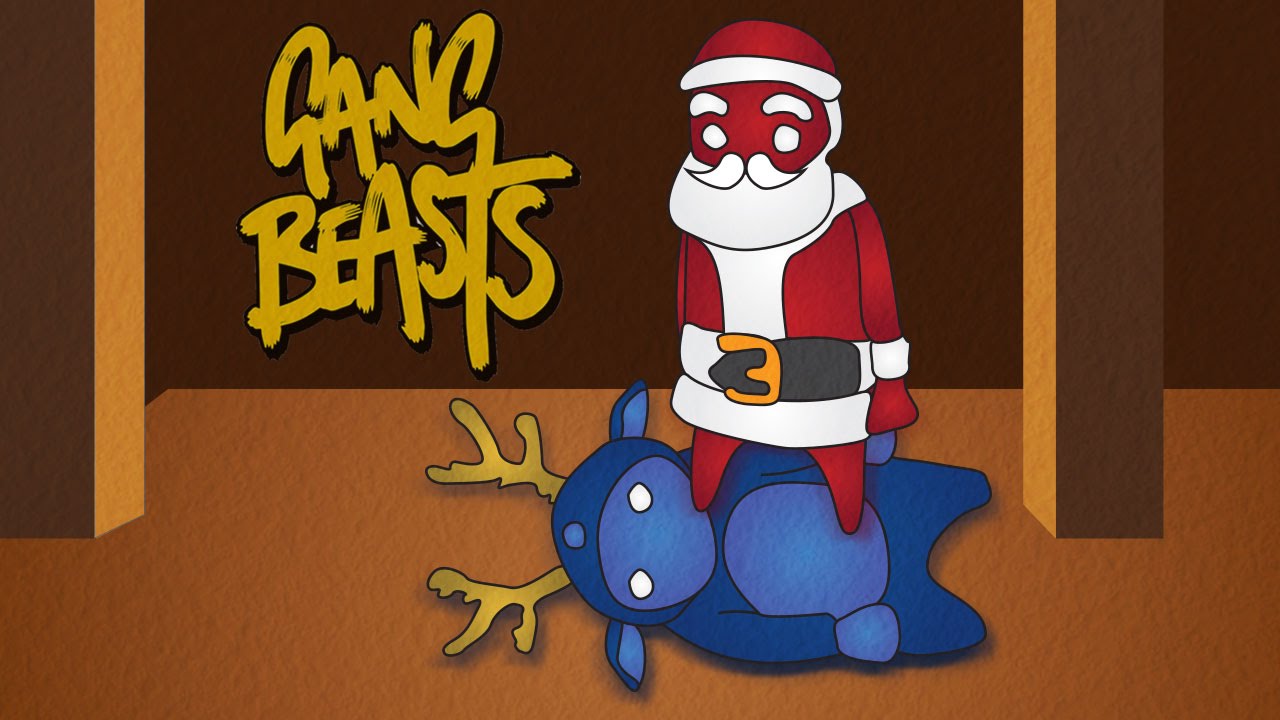 NOT SO HAPPY SANTA- Gang Beast - YouTube