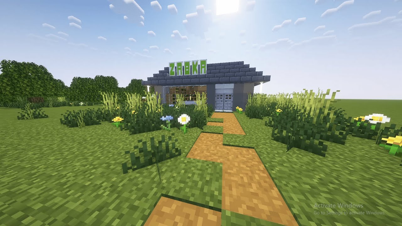 Minecraft tutorial // Polish shop Żabka - YouTube