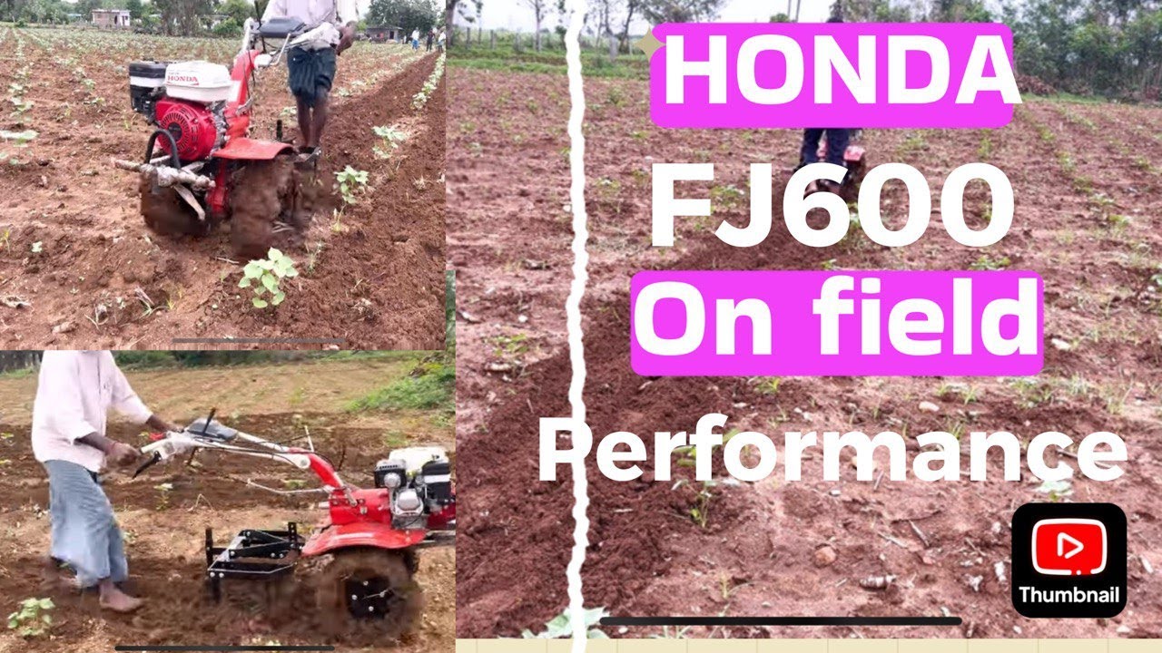 POWERED BY HONDA FJ600 ON FIELD WORKING WITH ATTACHMENTS WITH FARMERS ...