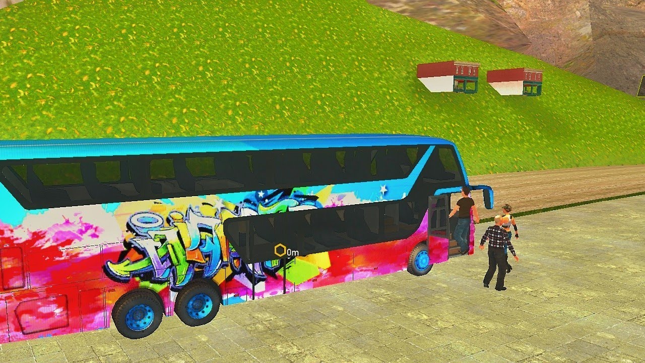 Volvo Bus simulator ll bus stop talking Game - YouTube