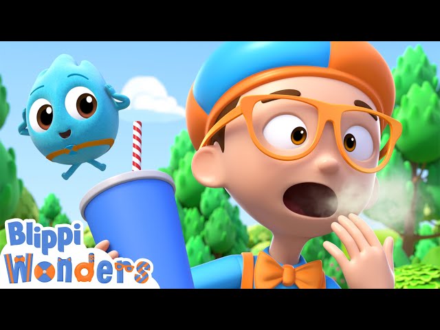 NEW! Blippi Learns Why We Burp! | Blippi Wonders Educational Videos for ...