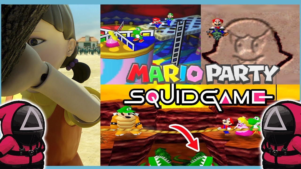 30 MINIJUEGOS de Mario Party MÁS MACABROS que EL JUEGO DEL CALAMAR | N ...