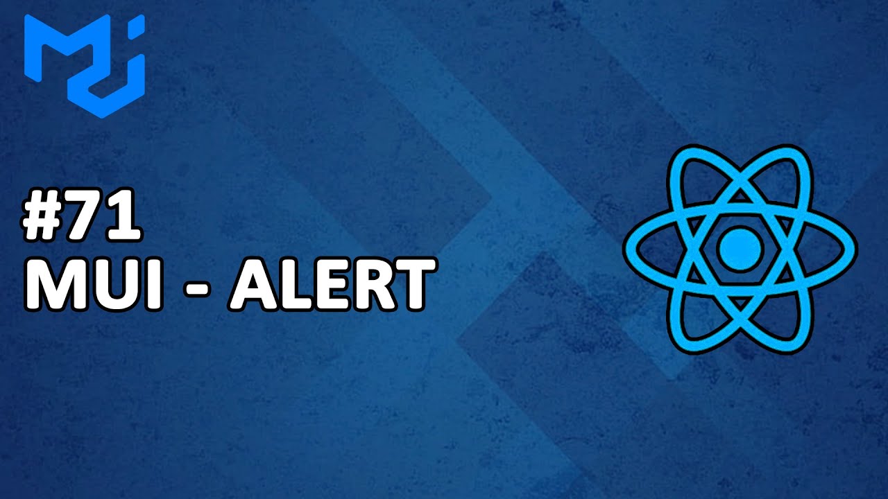 71) Material UI Alert Kullanımı | REACT Dersleri - YouTube