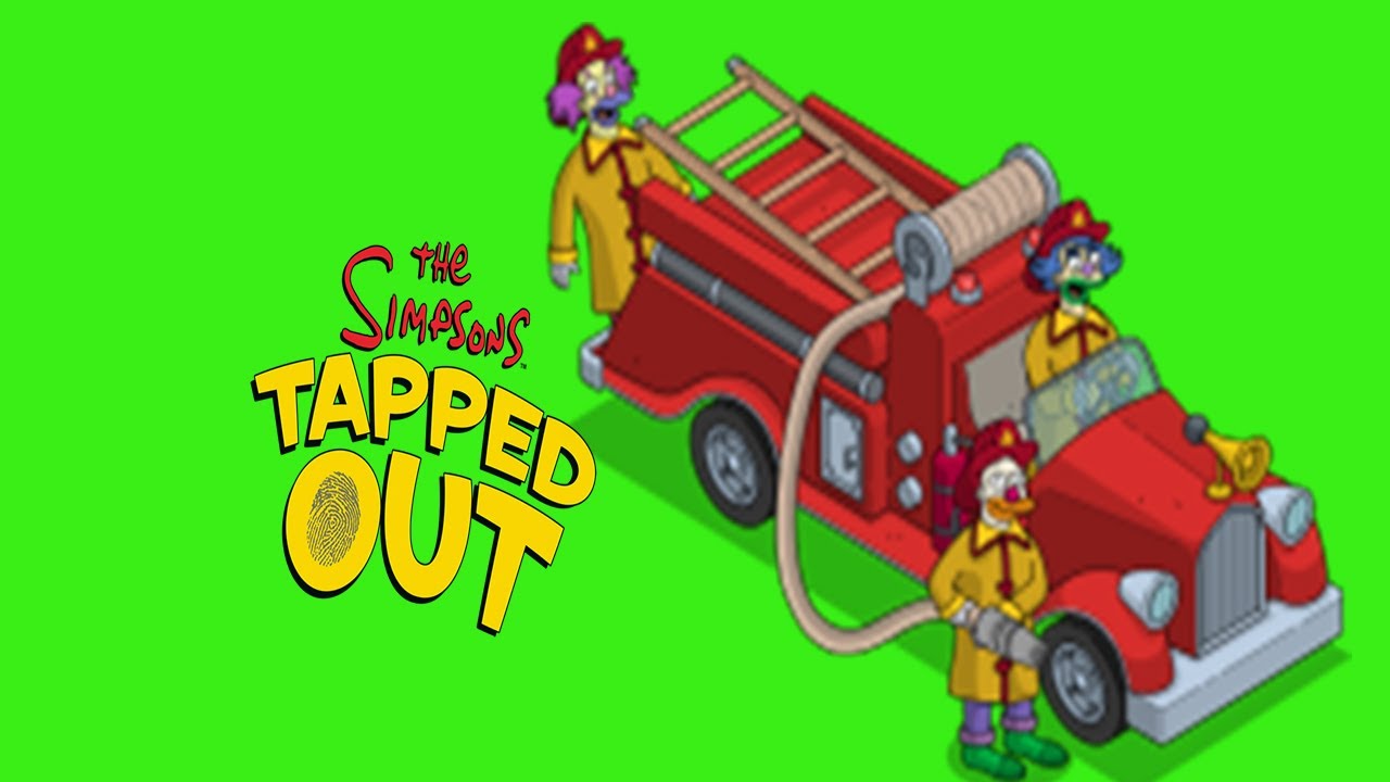 Clown Fire Truck The Simpsons: Tapped Out Fears of A Clown 2024 update ...