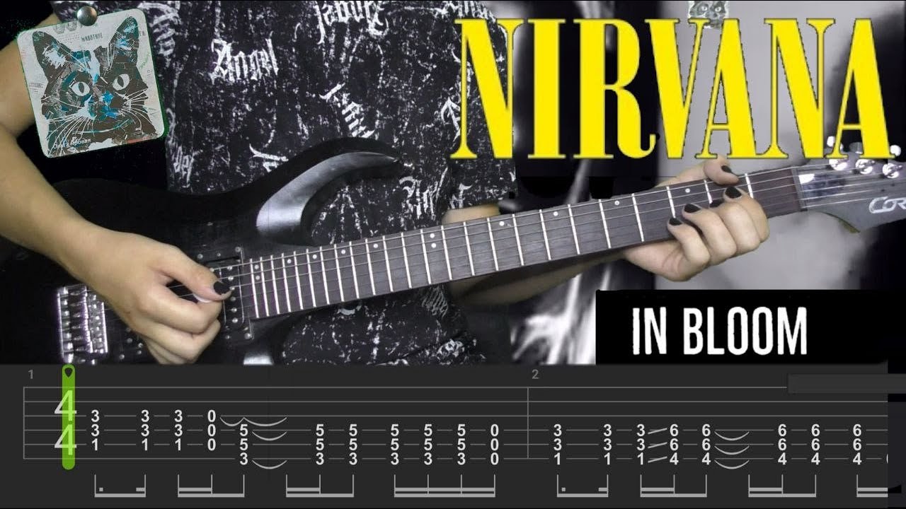 Nirvana-In Bloom|Guitar Cover And Tab Lesson - YouTube