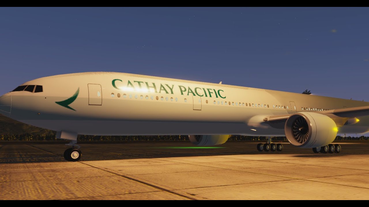 Project Flight | Boeing B777 Cathay Pacific | Full Flight RAF - London ...