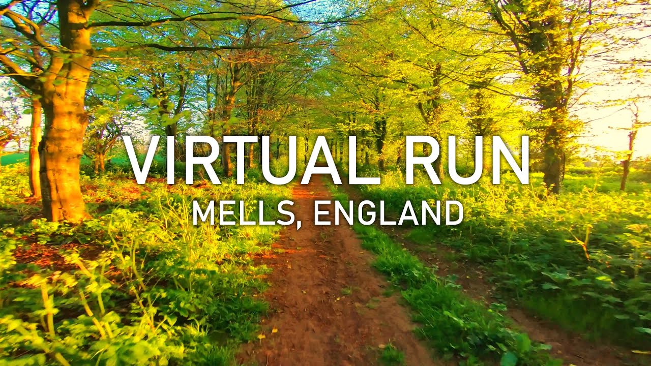 Virtual Run | Mells in Spring | Treadmill Running Scenery - YouTube