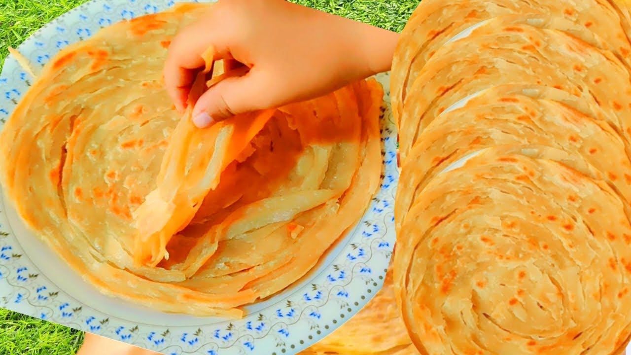 lacha paratha recipe| wheat flour lacha paratha by Zainab's food ...