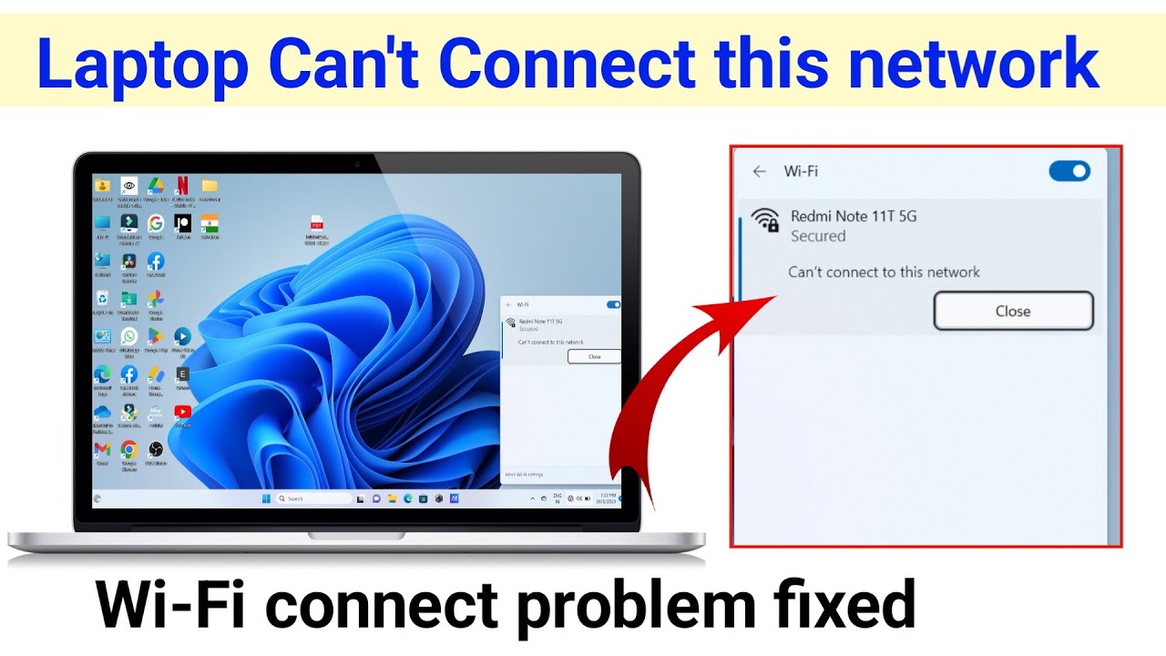 laptop Wi-Fi connect problem / laptop me wifi connect nahi ho raha hai ...