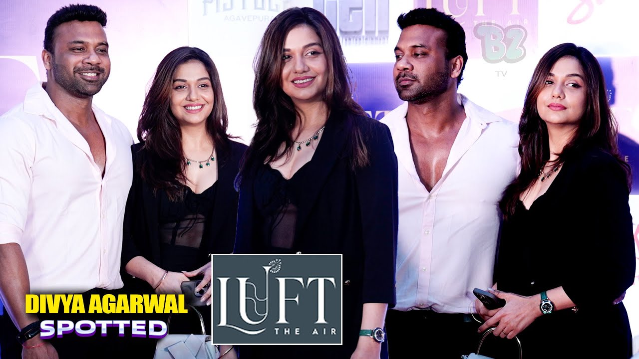 "Divya Agarwal & Husband Look Stunning Together at Luft Air Club Launch ...