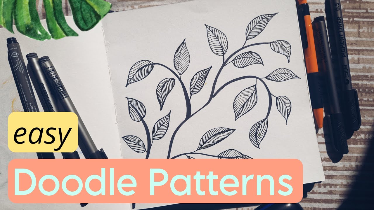 🌸 ️ Easy Doodle Pattern | 5-Minutes Drawing Exercise 🌸 - YouTube