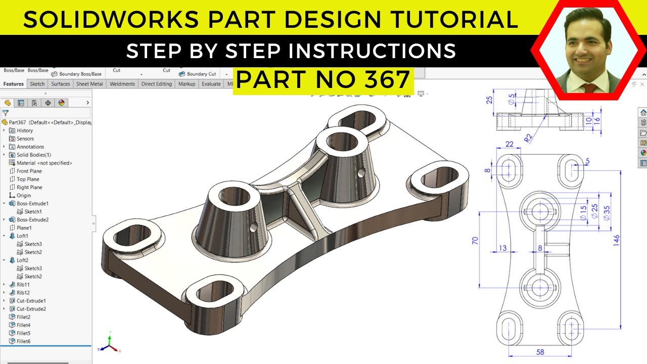 Solidworks Part Design Tutorial Precision Modeling Techniques Part
