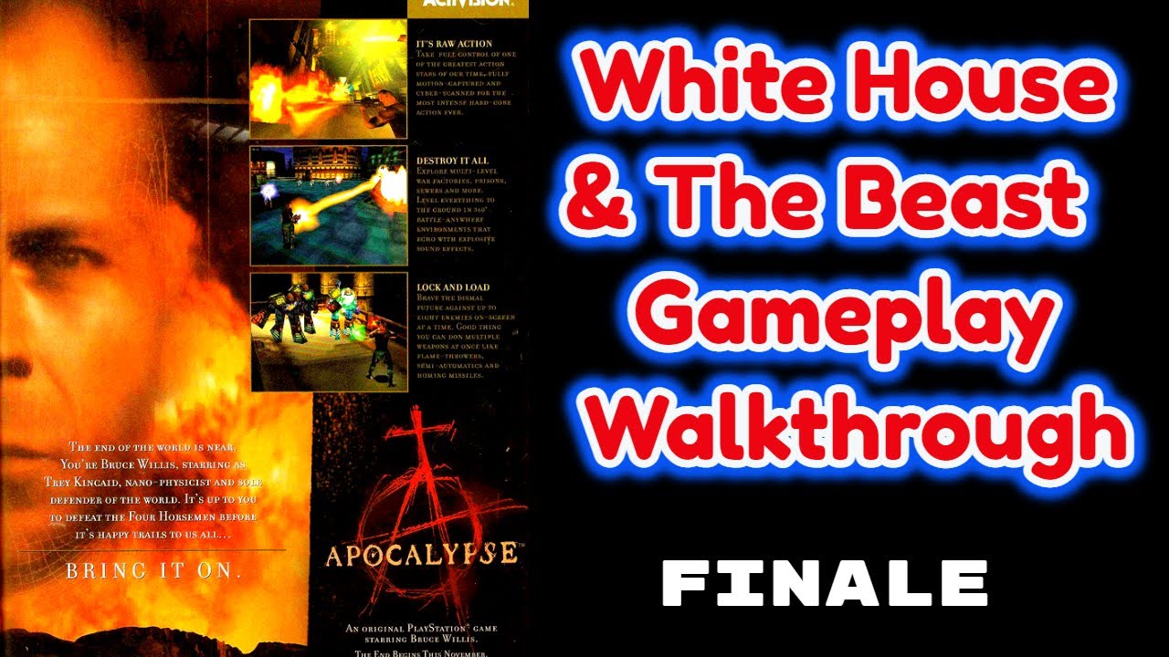 Apocalypse PS1 | White House & The Beast | Gameplay Walkthrough Finale ...