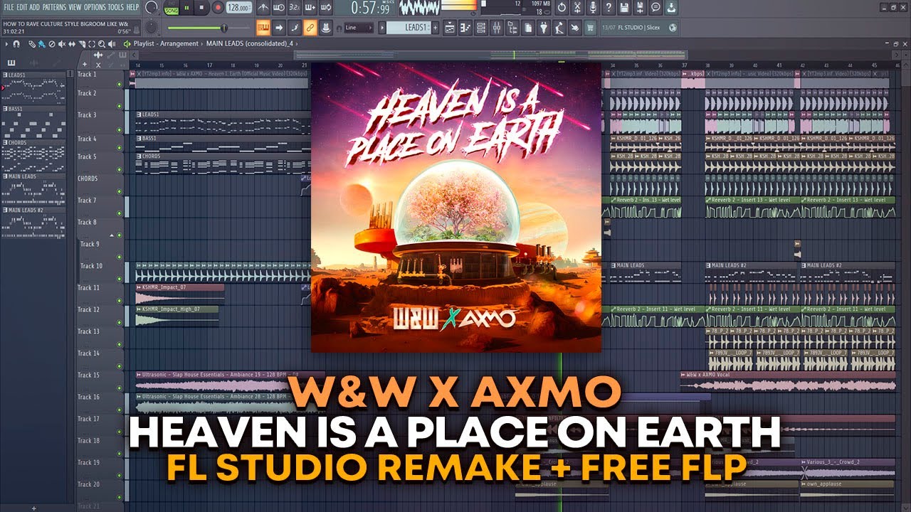 W&W x AXMO - Heaven Is A Place On Earth [FL Studio Remake + FREE FLP ...