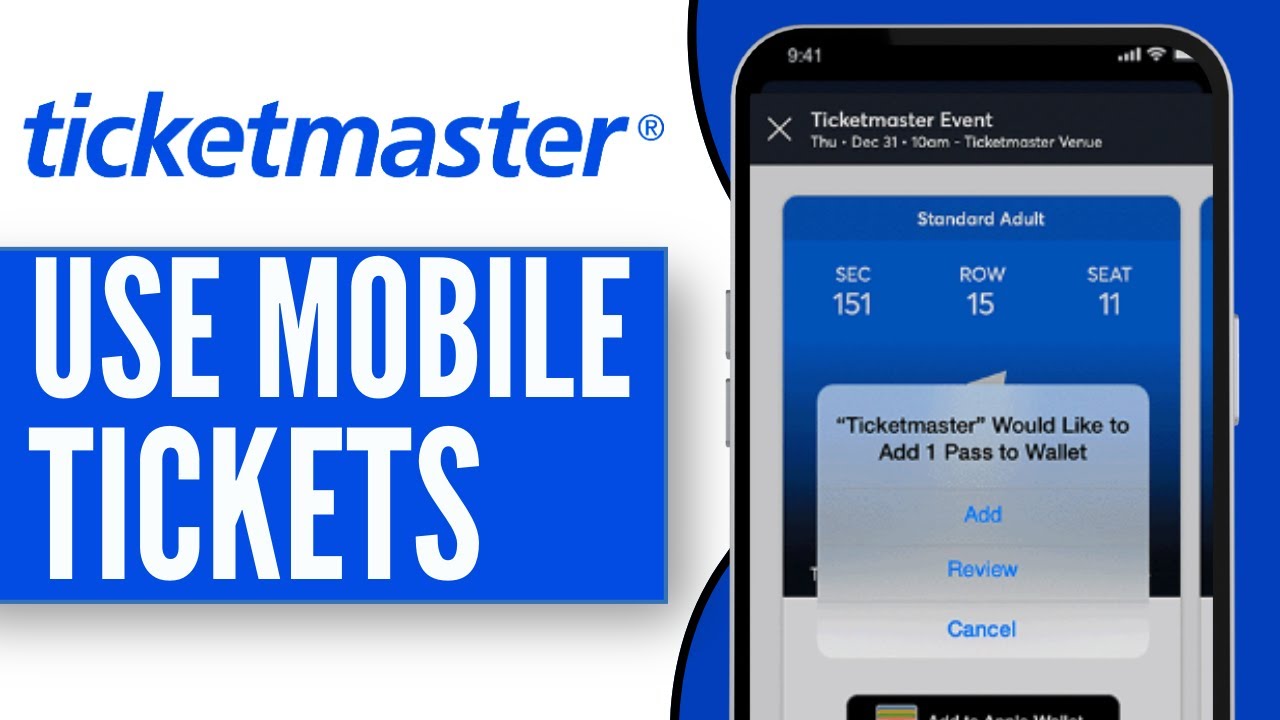 How to Use Mobile Tickets on Ticketmaster 2024 (EASY GUIDE) - YouTube