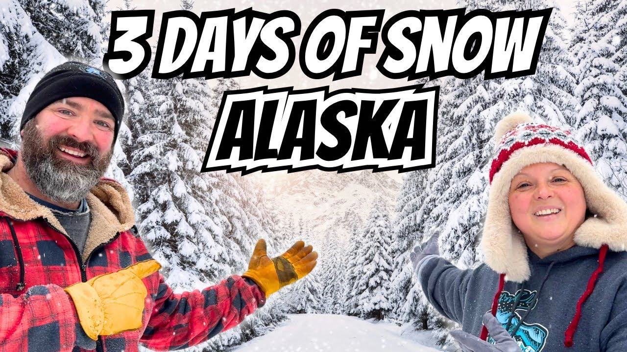 MASSIVE Alaska Snow Storm Hits us Hard - YouTube