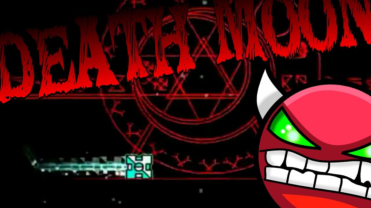 Geometry Dash - (Demon) Death Moon By Caustic - YouTube