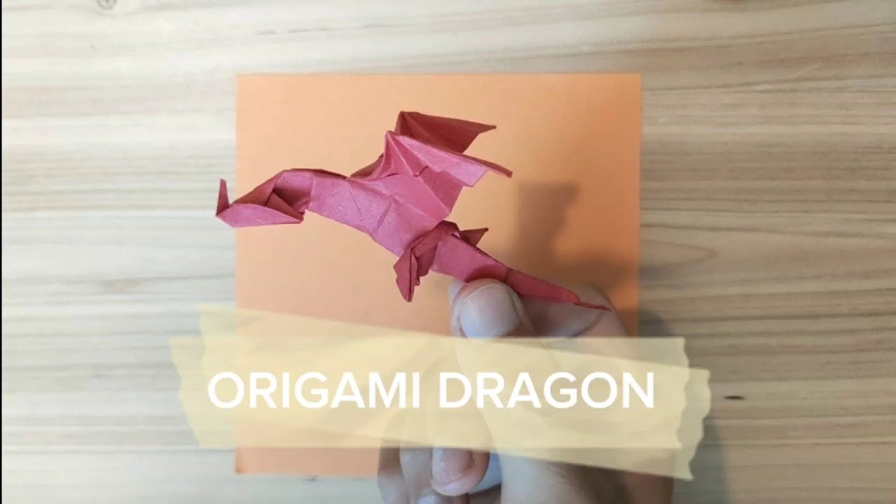 ORIGAMI DRAGON Tutorial - YouTube