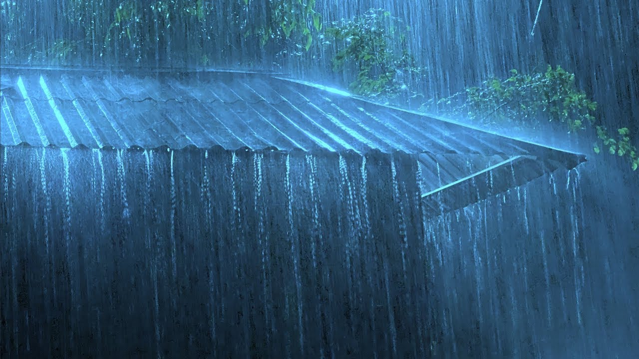 Sleep Instanly Within 3 Minutes To Fall Asleep Fast With Heavy Rain