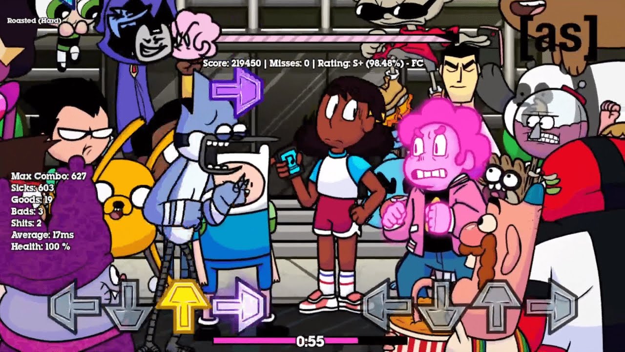 FNF - Roastin' on a Cartoon Cartoon Friday (Update!) - Roasted V2 ...