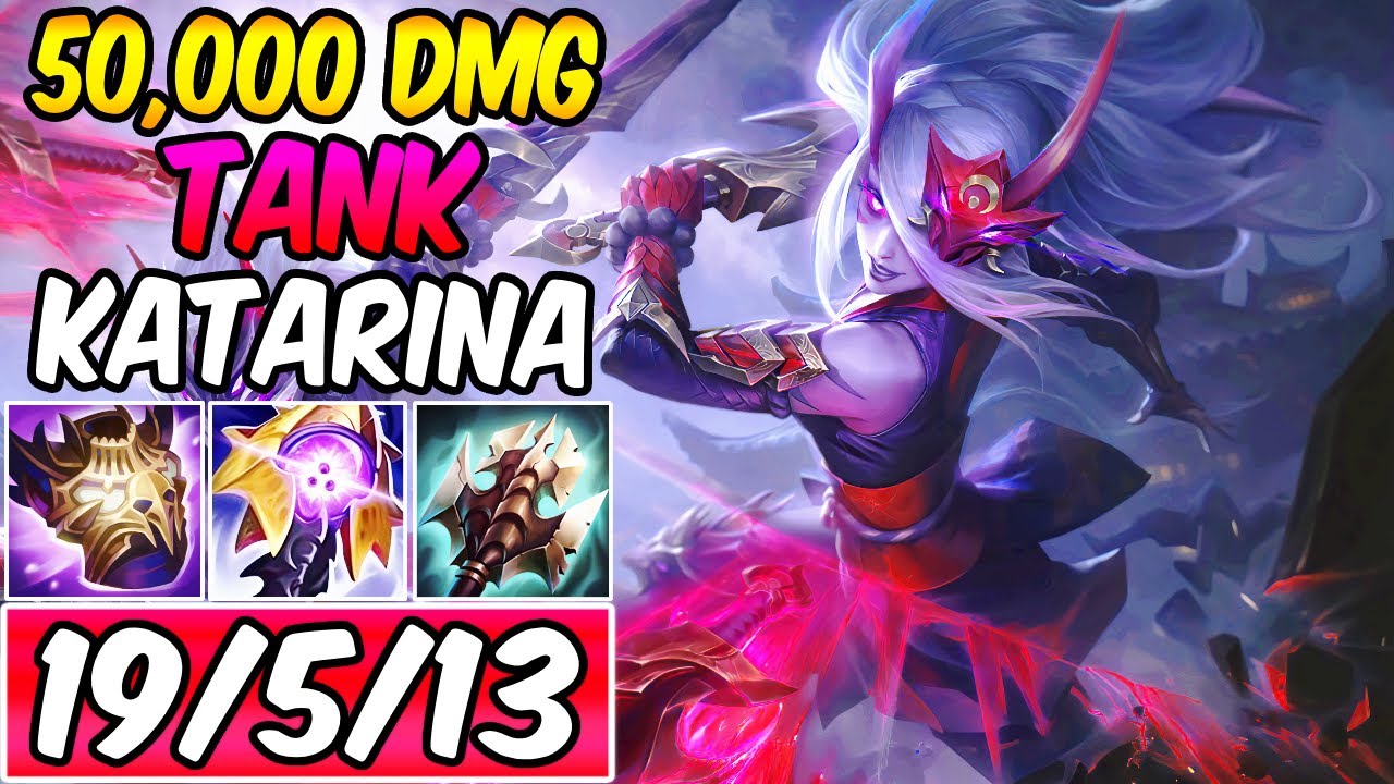 TANK KATARINA MID ~50K DMG | New Build & Runes S15 | League of Legends ...