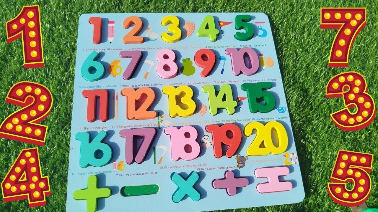 number puzzle, Best Learn Numbers & Counting 1 to20, 1 to 20 puzzle ...