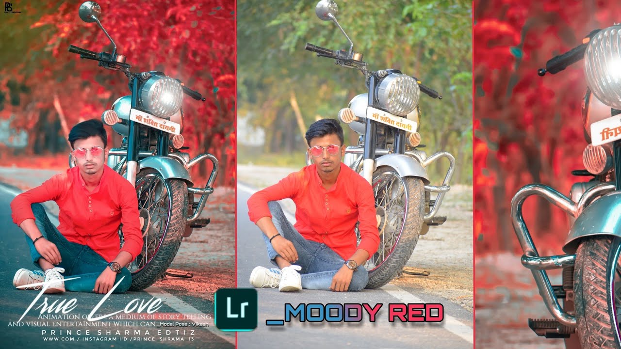Moody Red COLOUR Lightroom Professional || PHOTO RETOUCHING - YouTube