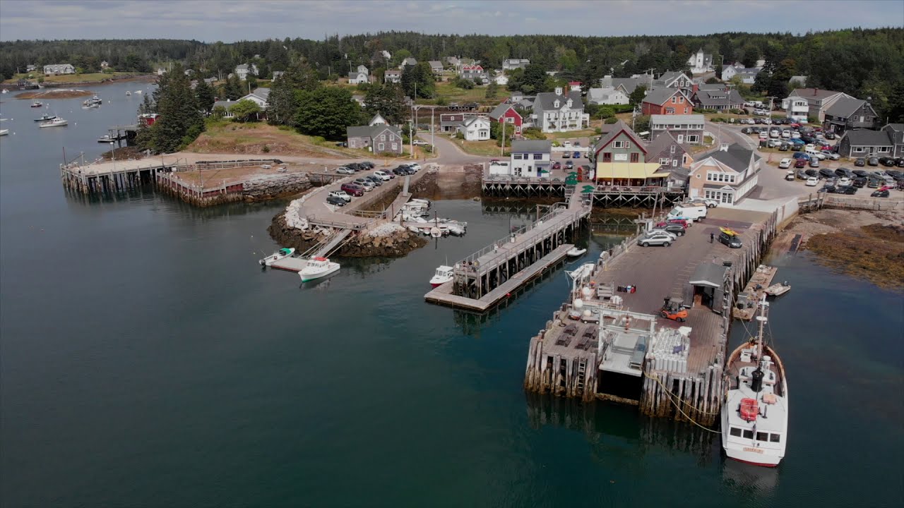 Port Clyde, Maine (Cinematic Aerial) - YouTube