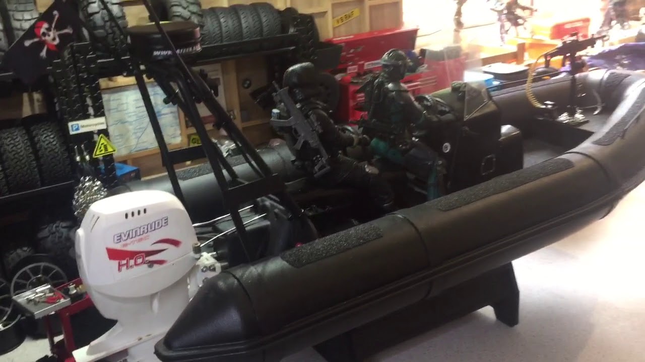 Rc rib zodiac. built this to toe behind One of my Rc4wd Land Rover’s ...