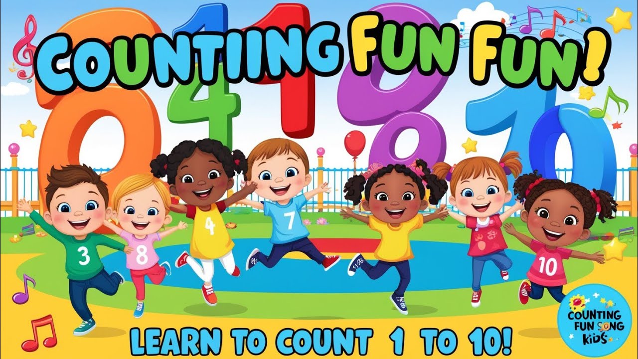 Counting Fun Song for Kids | Learn to Count from 1 to 10! - YouTube