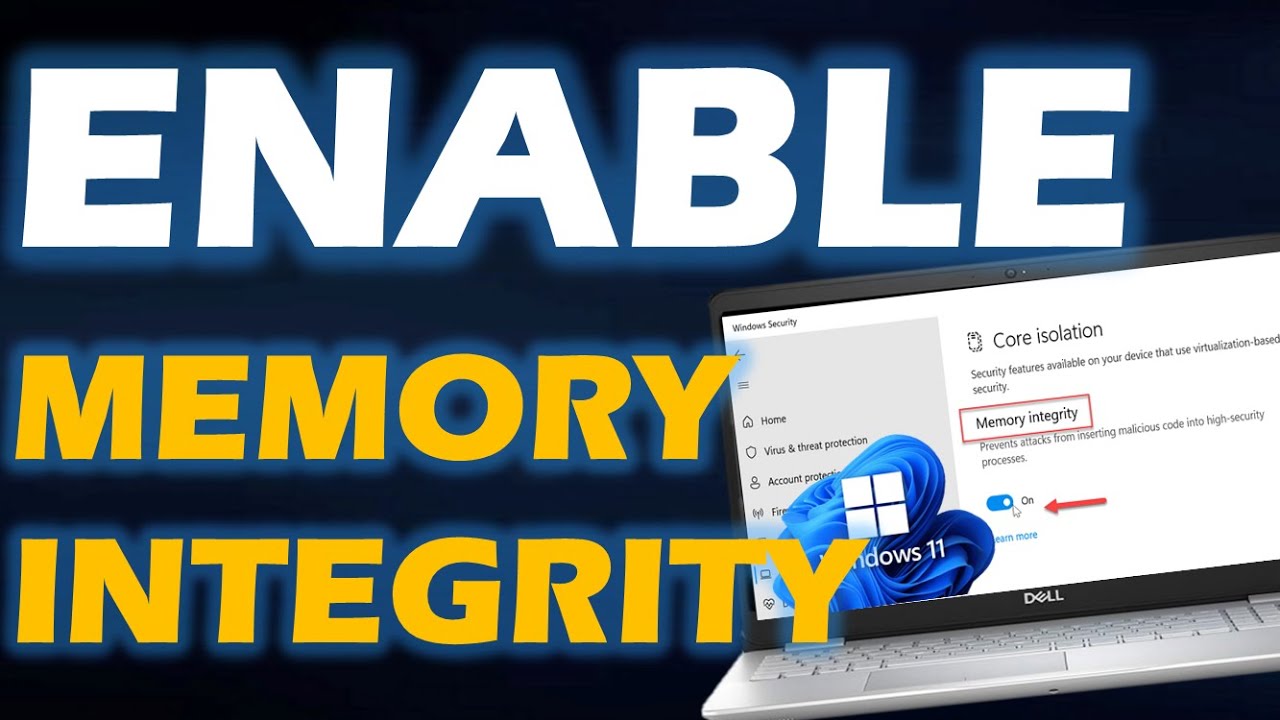 How to Turn On ""Memory Integrity"" in Windows 11 - YouTube