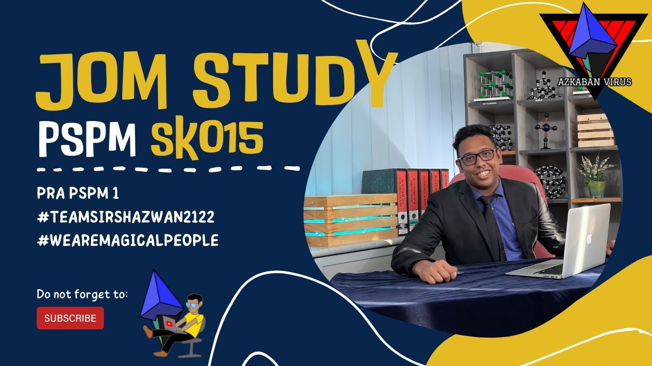 SK015 PSPM CHEMISTRY- JOM STUDY_PRA PSPM 1 - YouTube