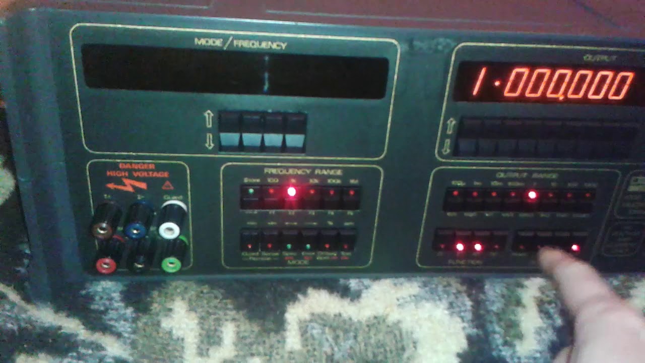 Datron 4708A problem (video1) - YouTube