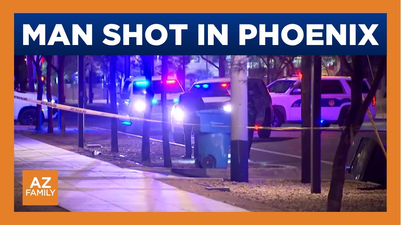 No suspect found after man shot near downtown Phoenix - YouTube