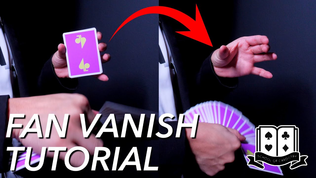 Cardistry for Beginners: Spreads - Fan Vanish Tutorial - YouTube