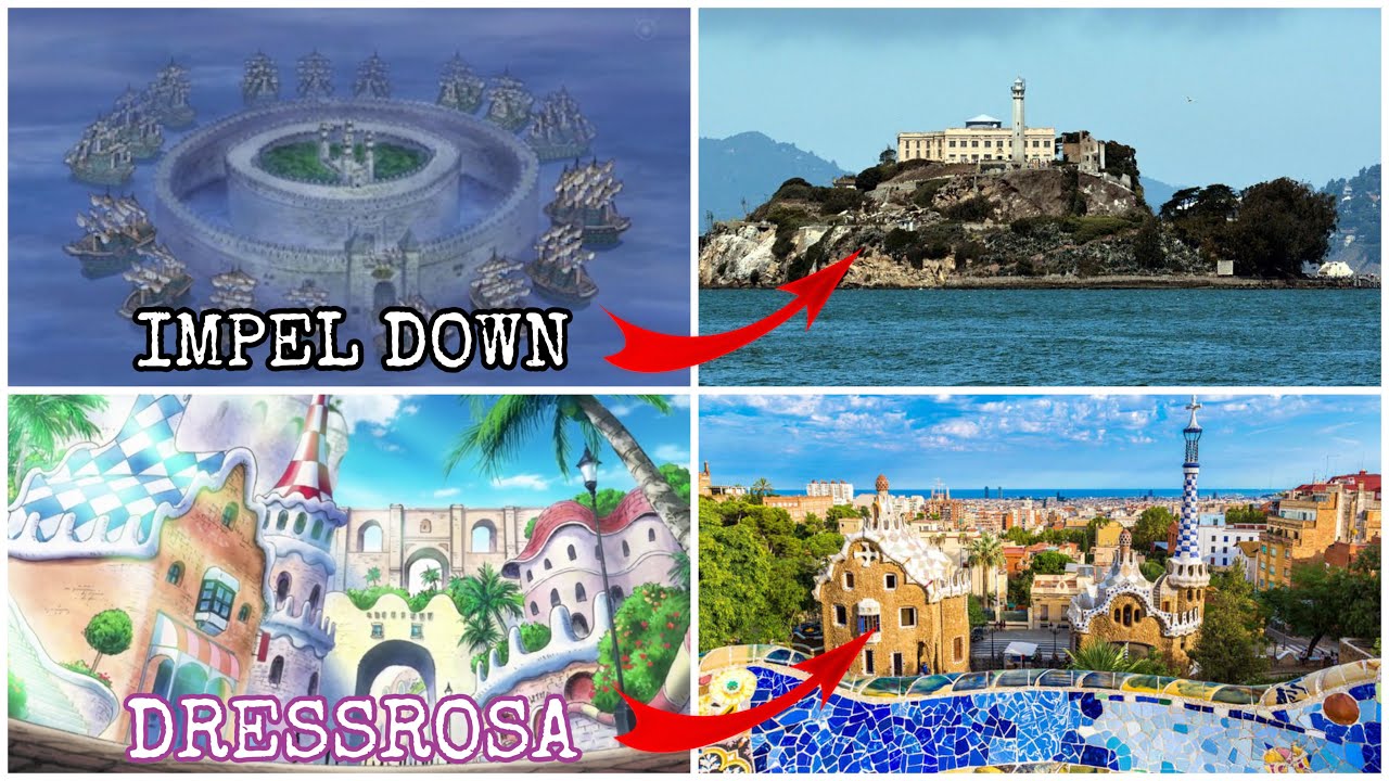 LAS ISLAS DE ONE PIECE BASADAS EN EL MUNDO REAL - One Piece ...