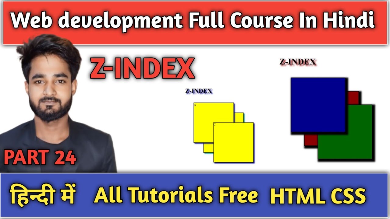 CSS Tutorial: Z-INDEX | Web Development Tutorials #24 - YouTube