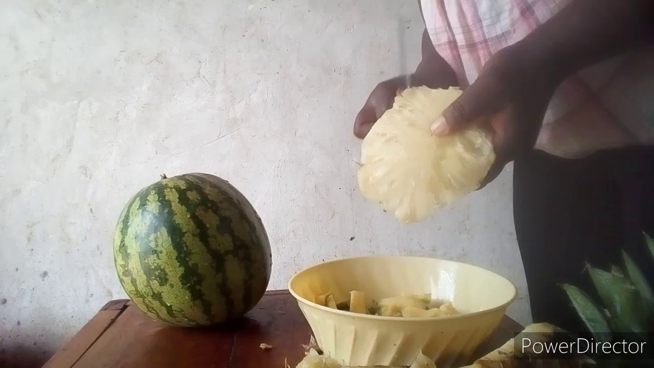 Salad ya matunda (homemade) - YouTube
