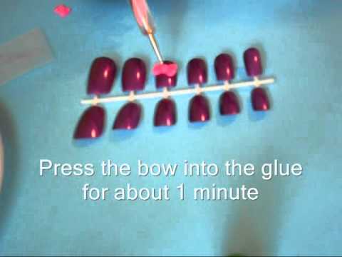 How to Apply a 3D Nail Art Bow