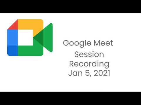 Google Meet Session Recording Jan 5, 2021 - YouTube