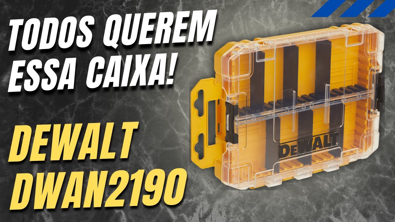 🔥Tudo que você precisa saber🔥 Caixa Dewalt DWAN2190 - YouTube
