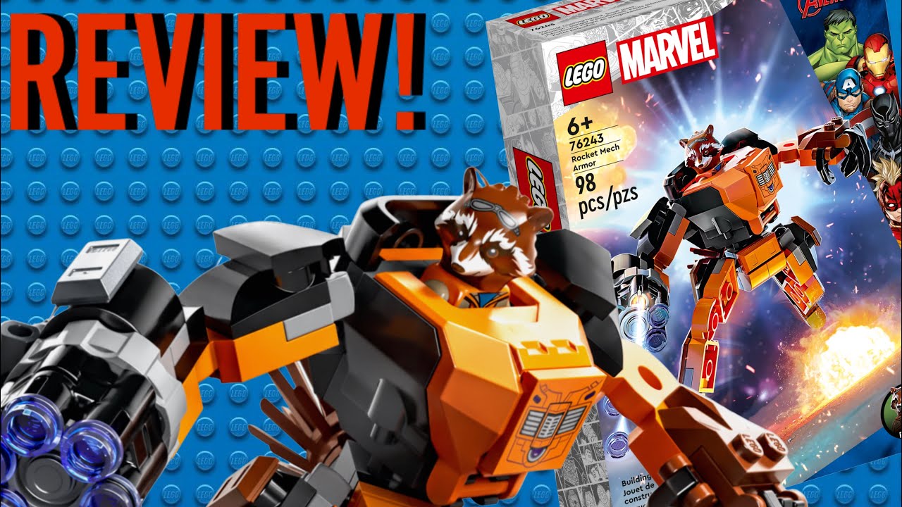 Lego Marvel Rocket Mech Armor Review! - YouTube