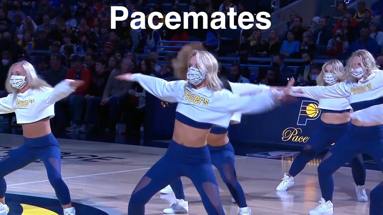 Pacemates (Indiana Pacers Dancers) - NBA Dancers - 1/8/2022 dance ...