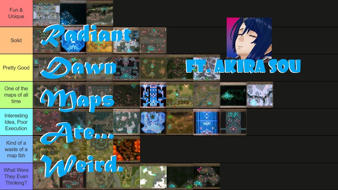 Bad Units = Good Maps? - Radiant Dawn Map Tier List ft. @akirasou - YouTube