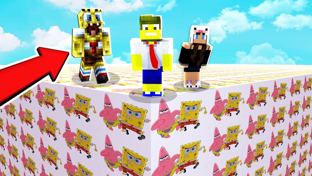 DESAFIO LUCKY BLOCK DO BOB ESPONJA NO MINECRAFT !! - YouTube