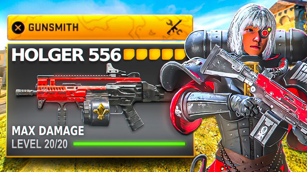 USING the NEW DOUBLE BARREL HOLGER 556 CLASS SETUP in WARZONE! - YouTube
