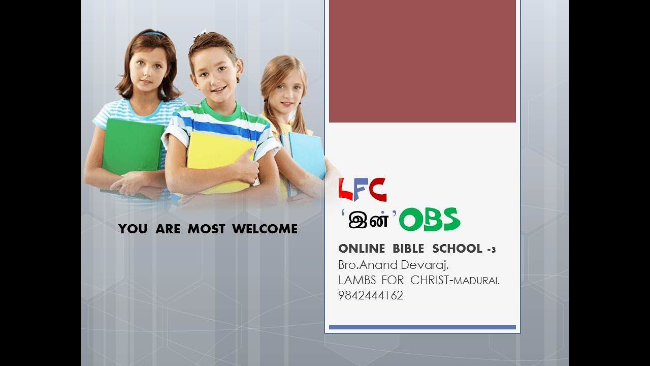 ONLINE BIBLE SCHOOL 3 - YouTube